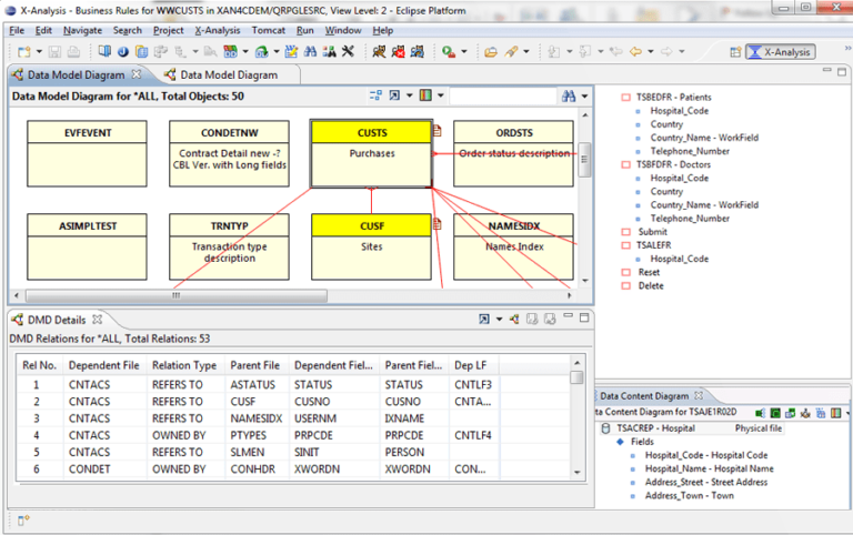 X-Analysis - IBM i/iSeries/AS400 Application Documentation - Proximity
